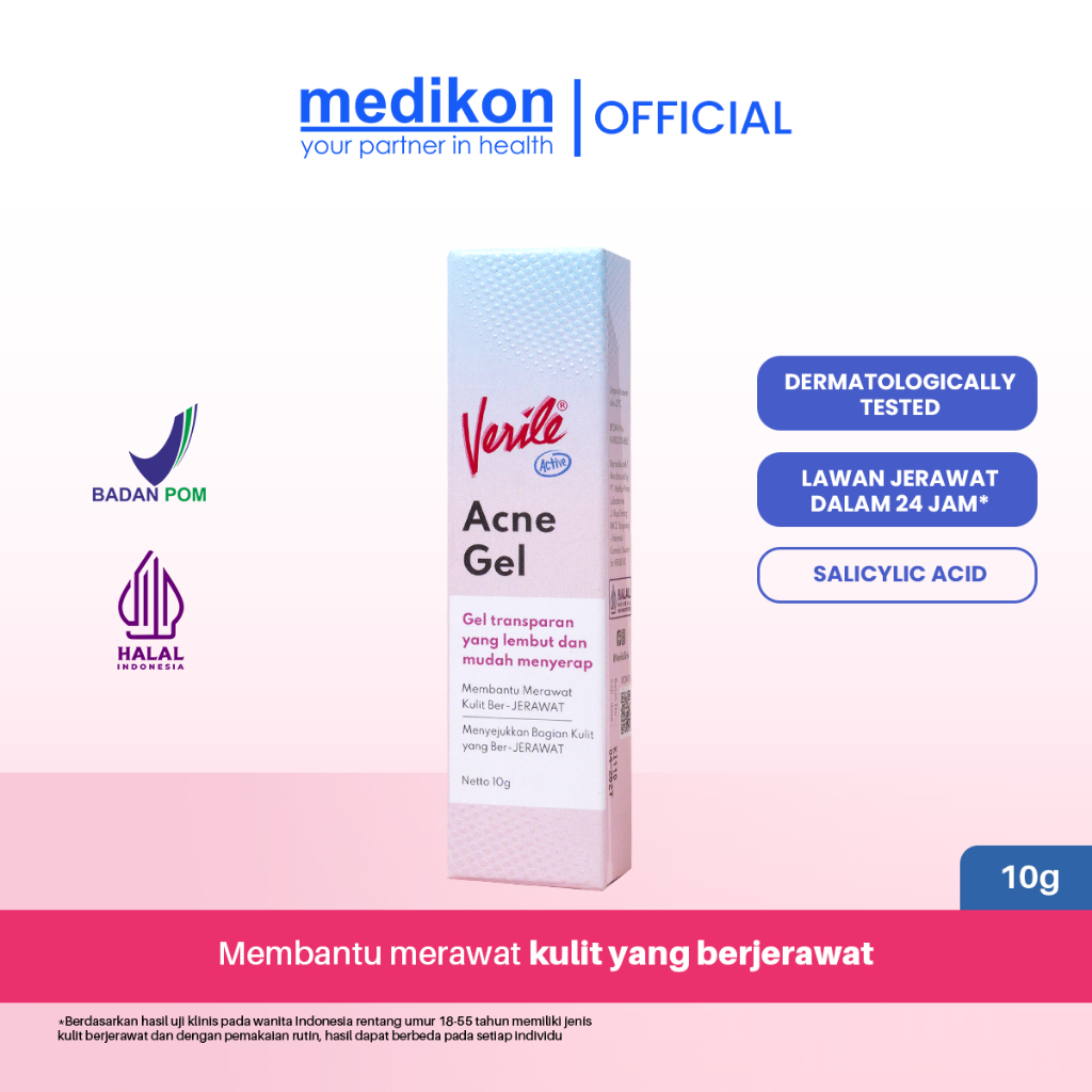 Jual Medikon Verile Acne Gel 10gr | Shopee Indonesia