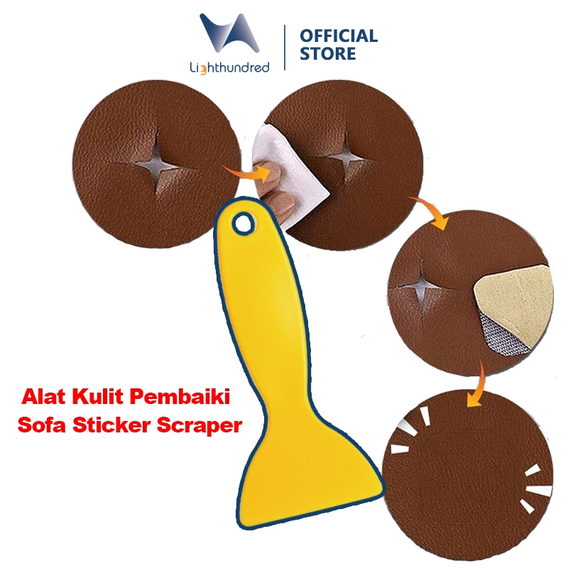 Jual Lighthundred Alat Kulit Pembaiki Sofa Sticker Scraper | Shopee ...