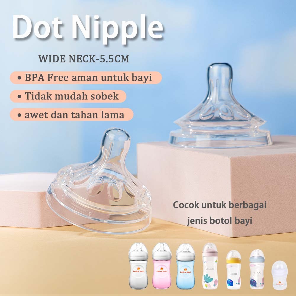 Jual Dot Bayi Botol Susu for Natural 5.5CM Nipple BPA Free | Shopee ...