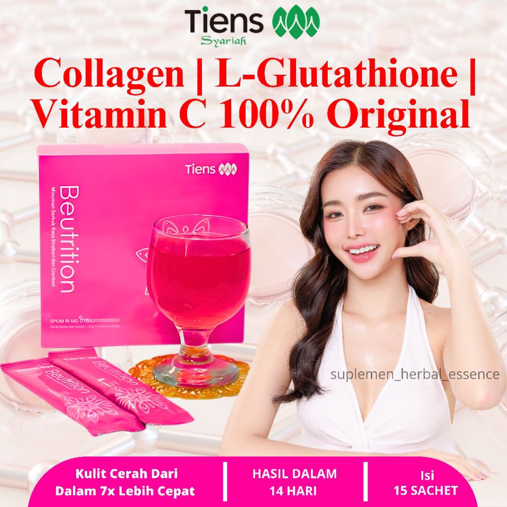Jual Collagen pemutih badan Vitamin C L-Glutathione - Tiens Beutrition ...