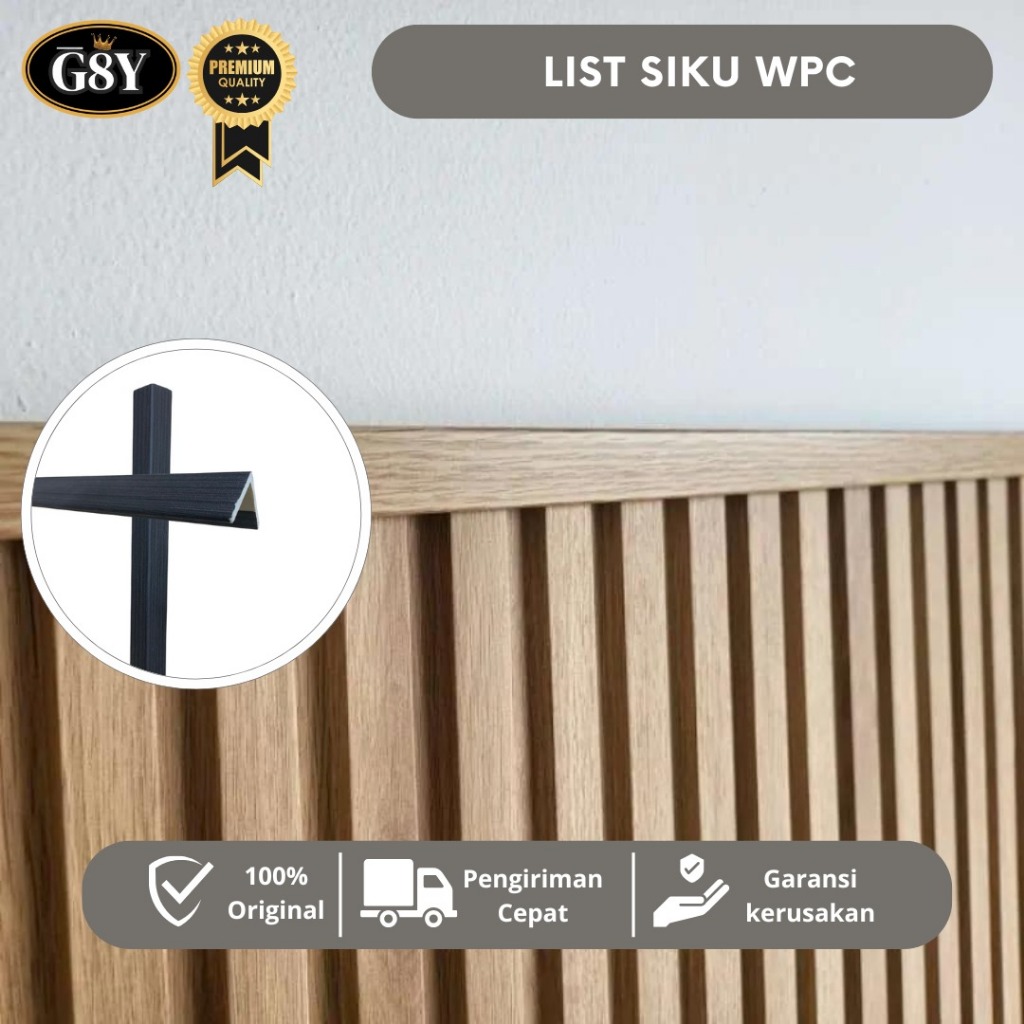 Jual Plint L | Siku L untuk List WPC Panel Ukuran Panjang 3 Meter ...