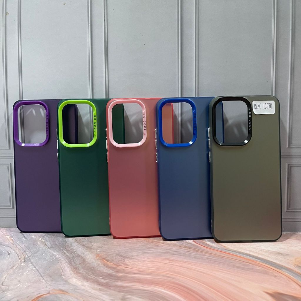 Jual Case Hybrid IMD Matte Plate Hologram For Oppo Reno 13 5G Reno 13 ...