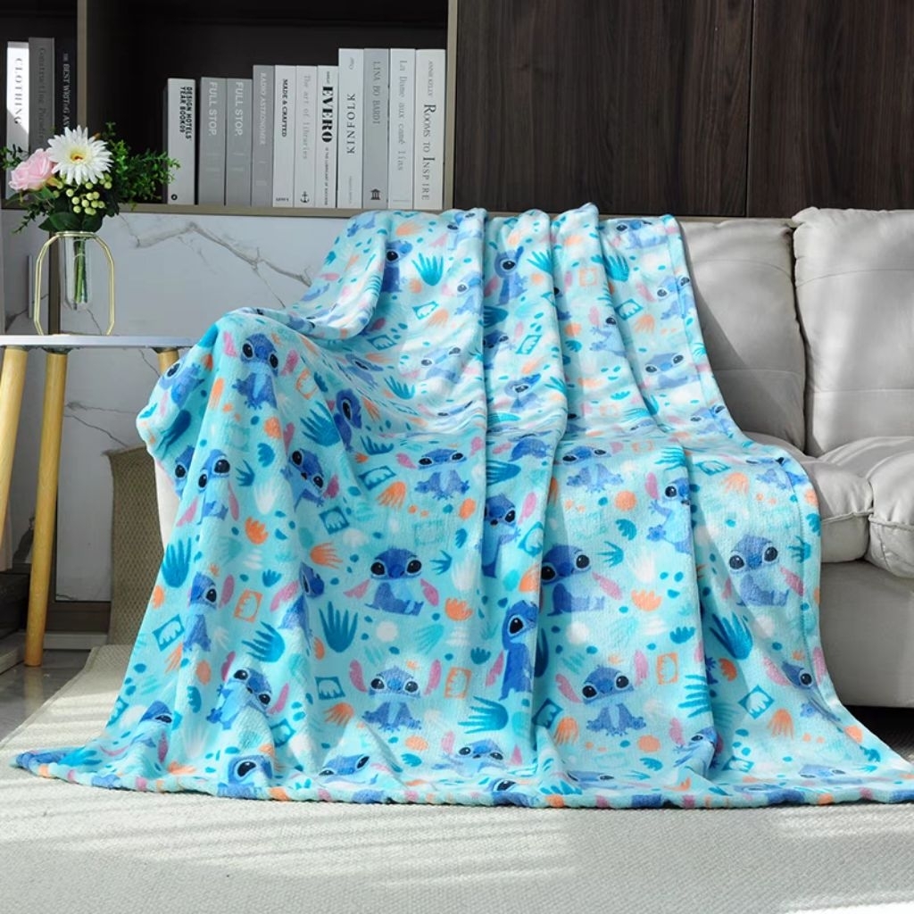 Jual Selimut Disney Full Stitch Blue lilostitch etnk | Shopee Indonesia
