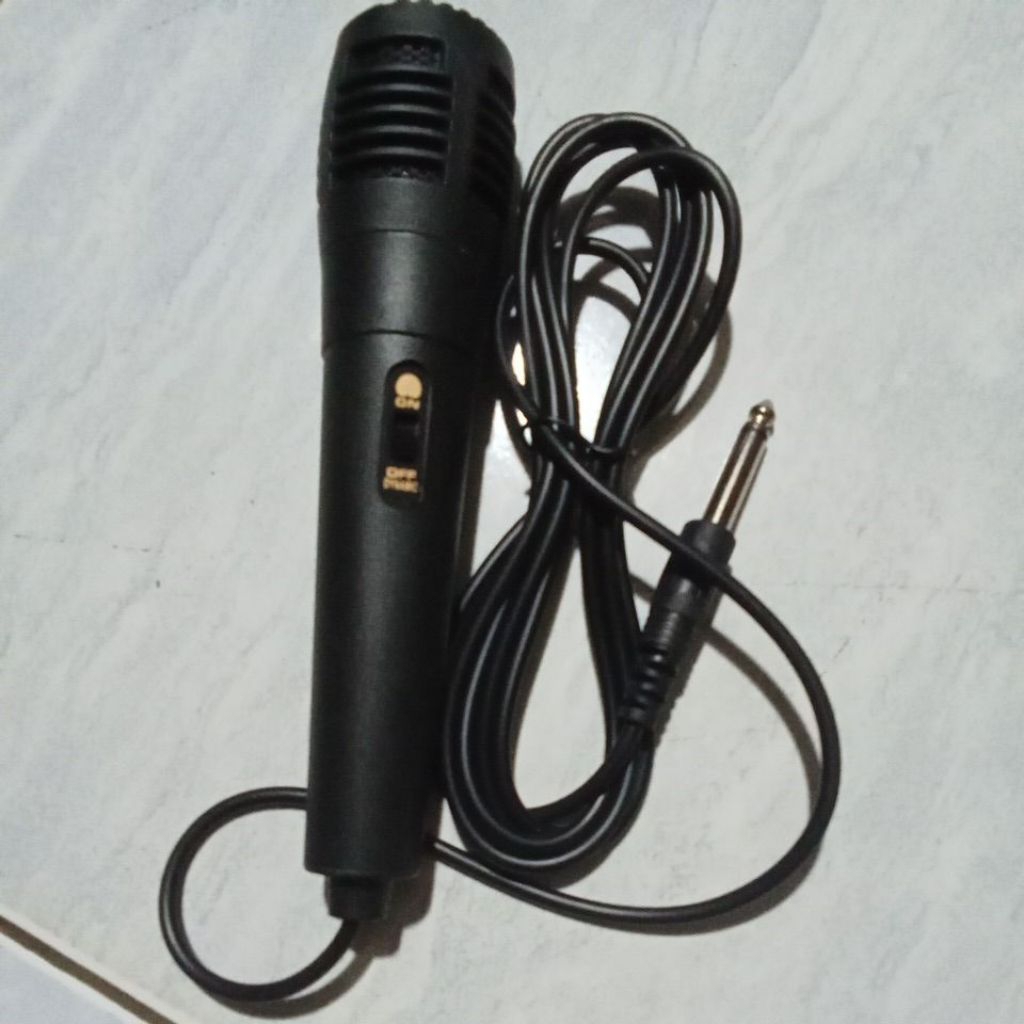 Jual mic microphone colokan kabel jeck besar | Shopee Indonesia