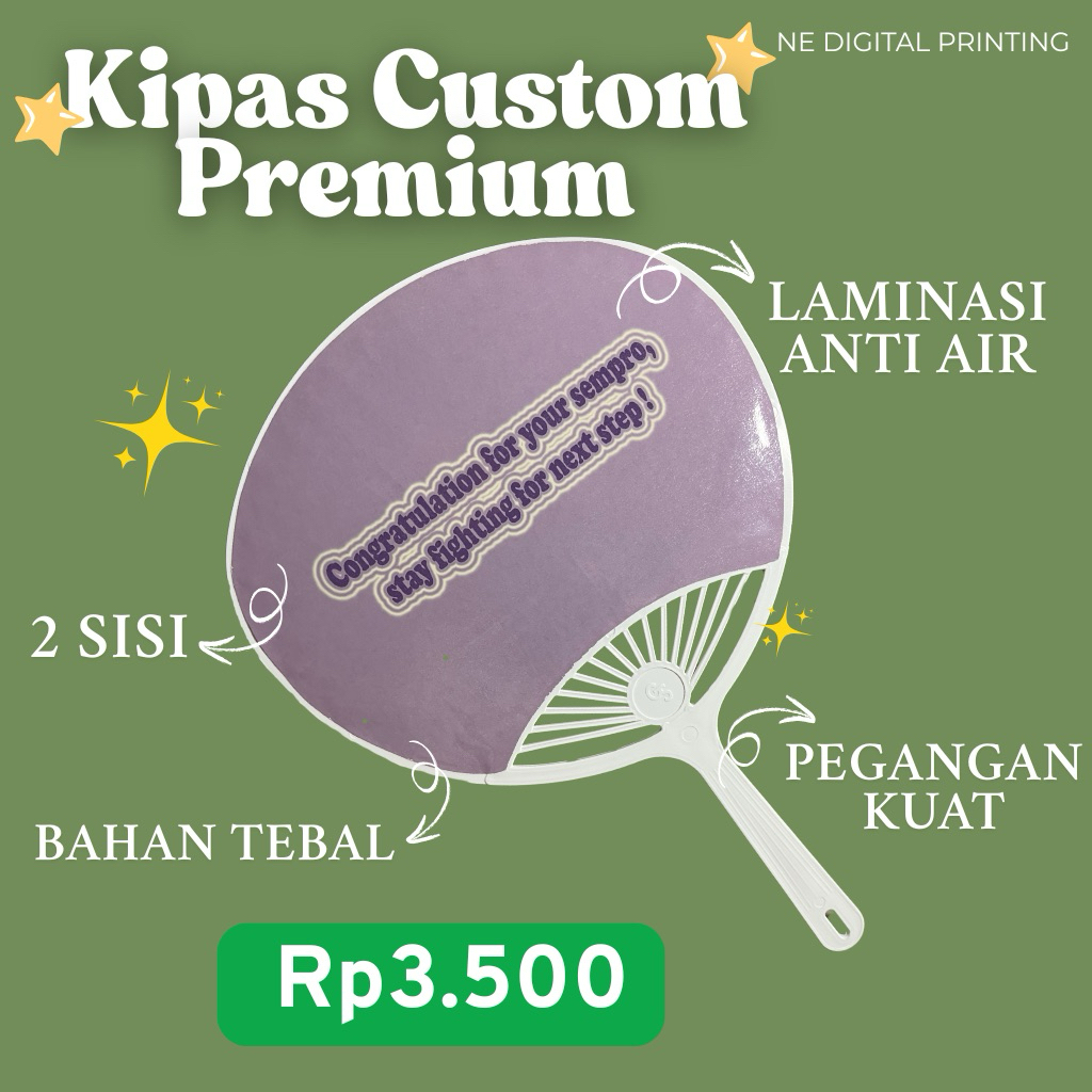 Jual KIPAS TANGAN / KIPAS CUSTOM / KIPAS SOUVENIR | Shopee Indonesia