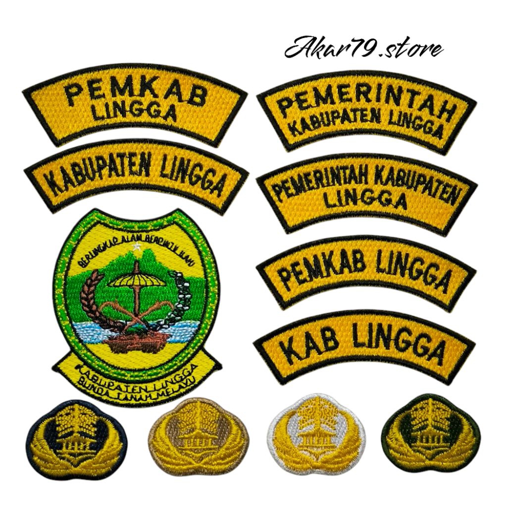 Jual BORDIR ATRIBUT PERLENGKAPAN INSTANSI ASN PNS KORPRI KEMENDAGRI ...