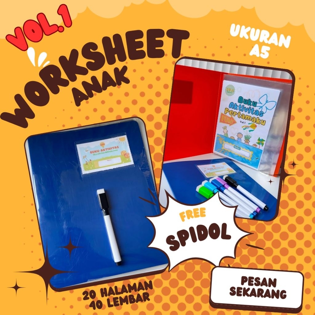 Jual Buku aktivitas pertamaku Worksheet Anak Wipe Clean Activity Book ...