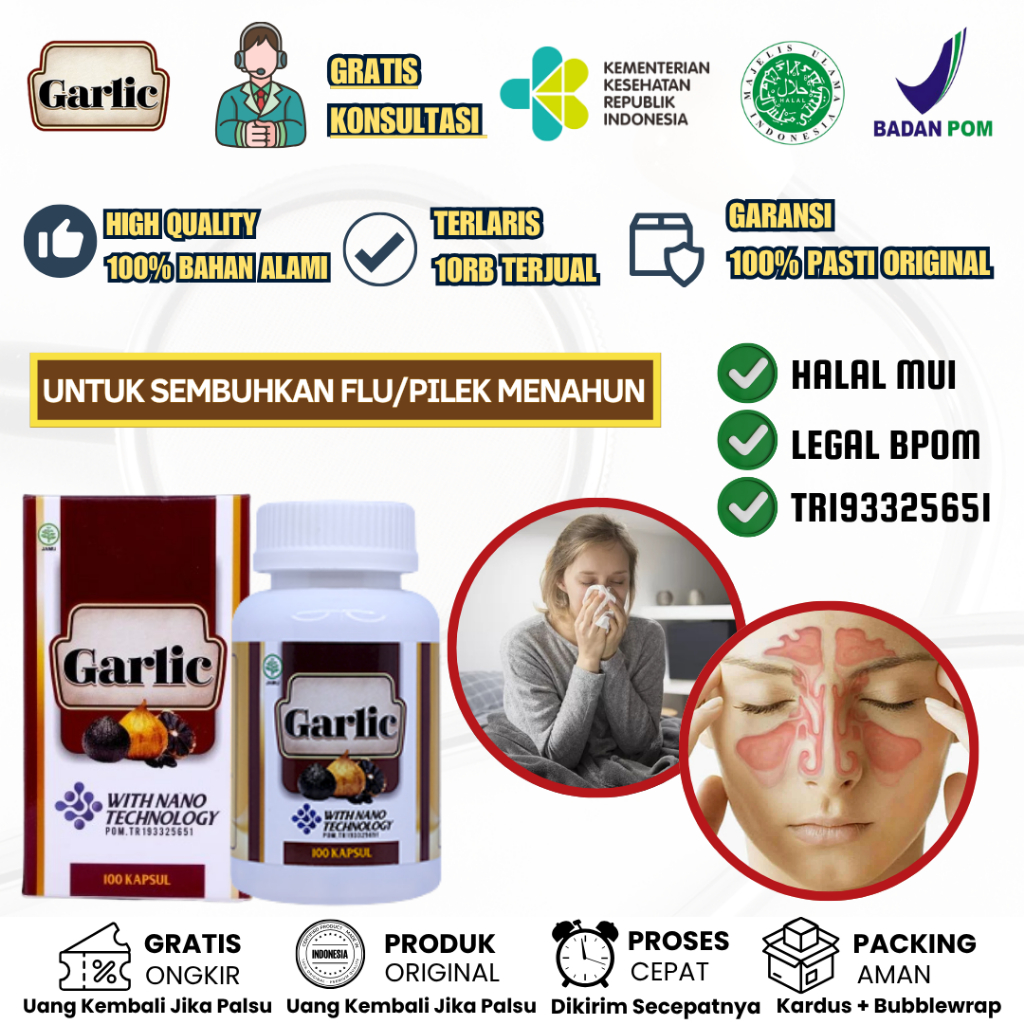 Jual Obat Flu / Pilek Menahun, Obat Sering Bersin, Obat Rhinitis Hidung ...