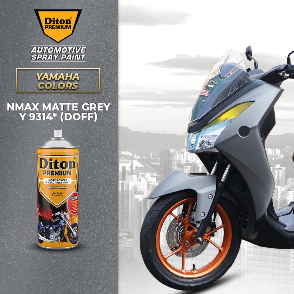 Jual Cat Semprot DITON PREMIUM Yamaha Colors - Nmax Matte Grey Y 9314 ...