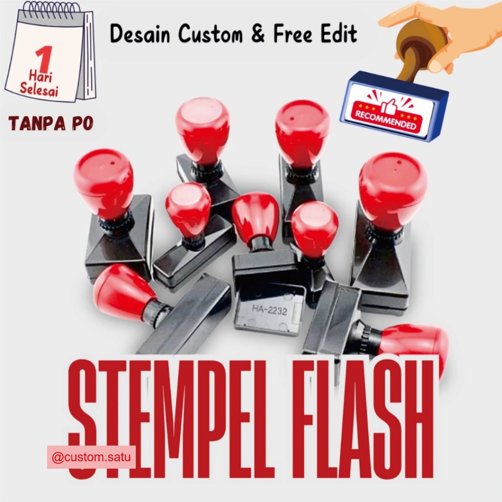 Jual Stempel/Stampel Custom - Stempel Lunas - Stempel Nama - All Size ...