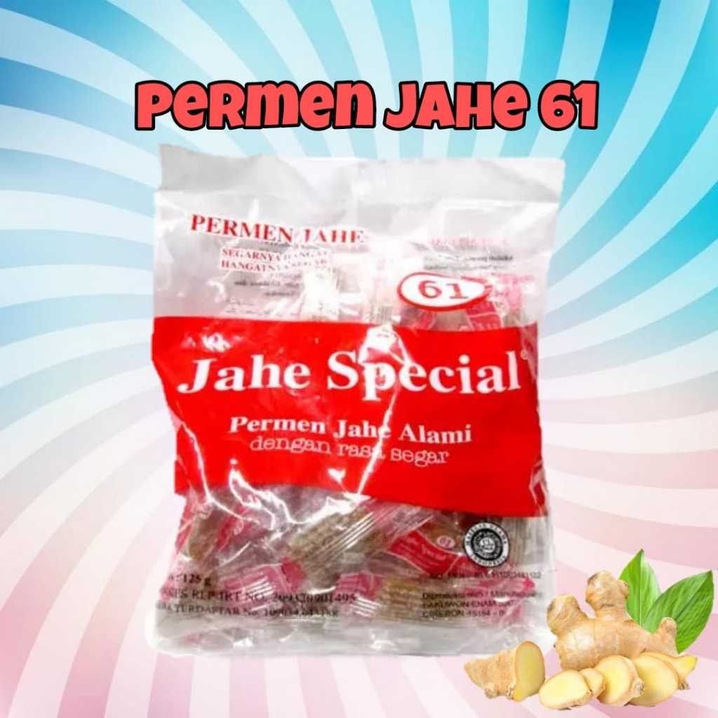Jual Permen - Permen Jahe Spesial 61 Exp date april 2027ORIGINAL100 ...