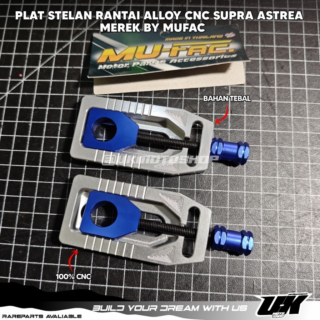Jual setelan rantai supra grand wave kharisma cnc mufac | Shopee Indonesia