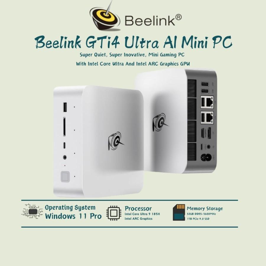Jual Mini PC Beelink GTi14 Ultra AI PC intel Core Ultra 9 185H DDR5 32GB/1TB NVMe 16C/22T WiFi7 ...