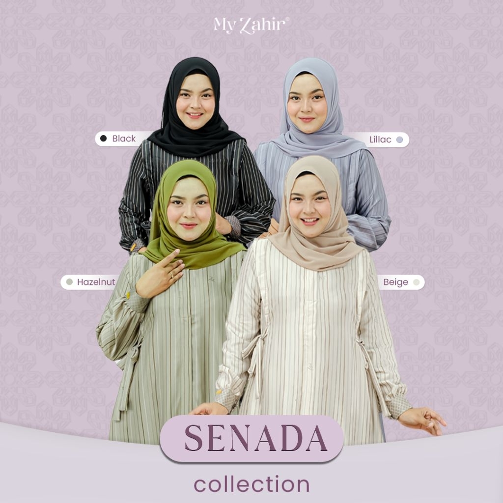 Jual My Zahir Senada Dress Busui Friendly Gamis Motif Bahan Armany Silk Size M-XXL | Shopee ...