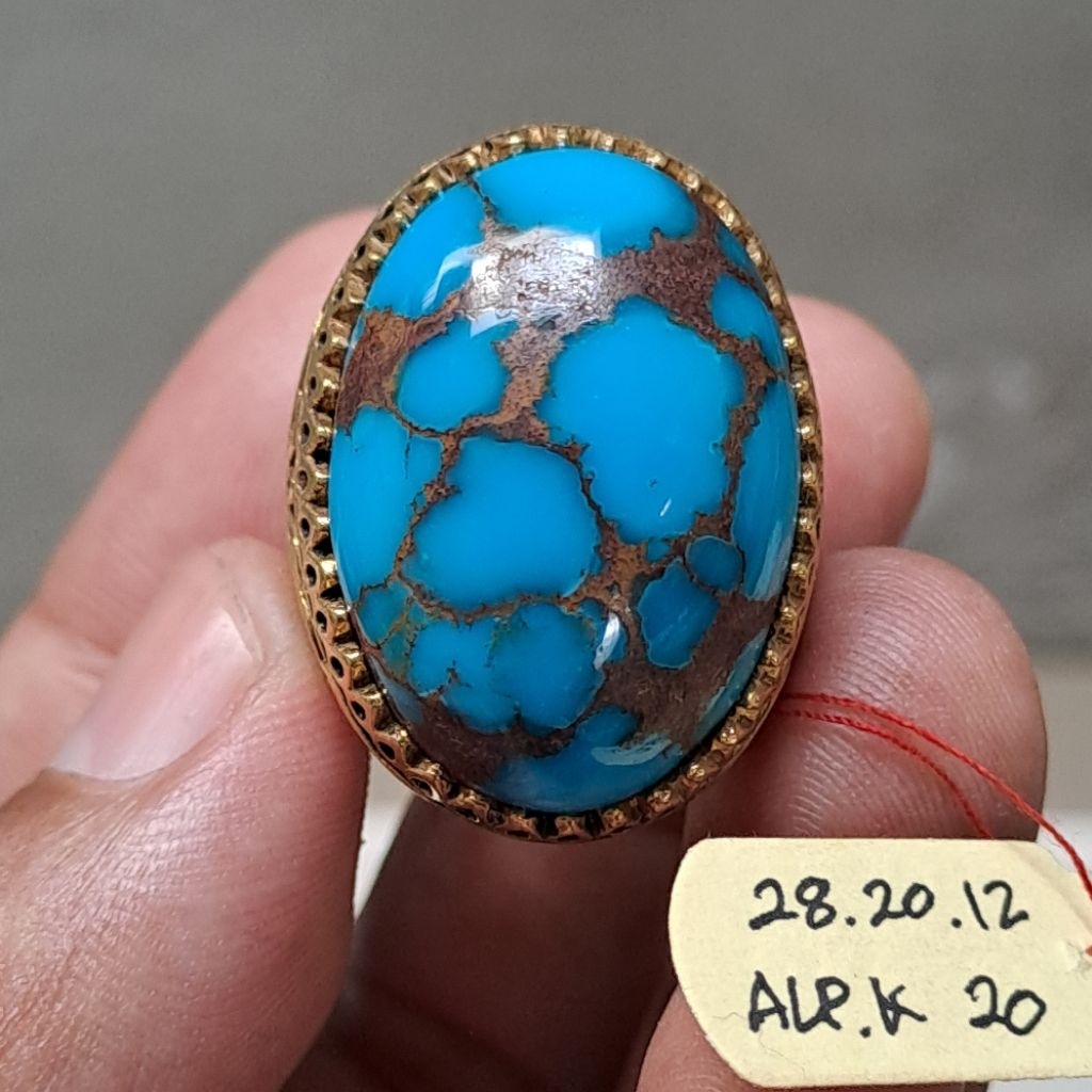 Jual CINCIN PIRUS MESIR ROYAL BLUE ISTIMEWA URAT MERAH SPESIAL QUALITY ...
