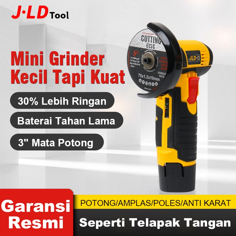 Jual JLD [PROMO]Gerinda Mini 15Vf Brushless Angle Grinder Kecil ...