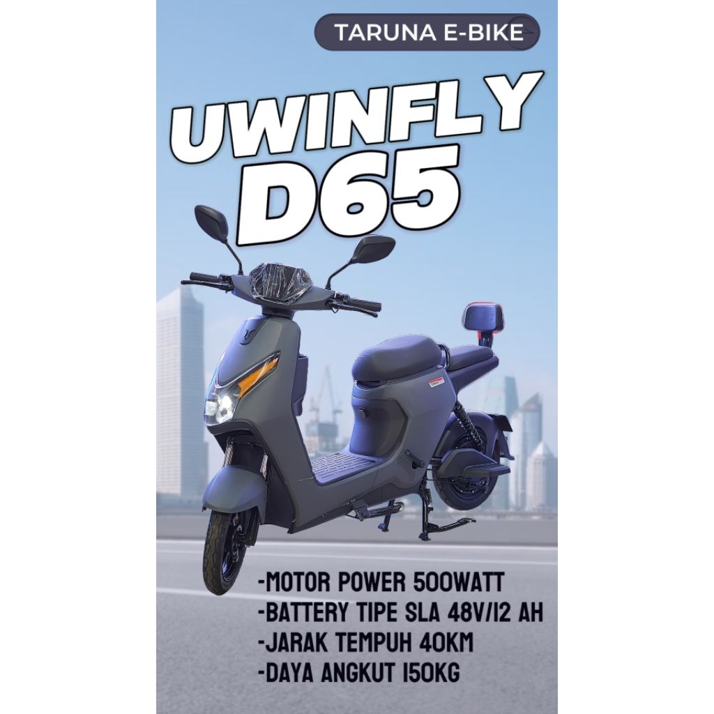 Jual Uwinfly D65 Sepeda Listrik 500Watt | Shopee Indonesia