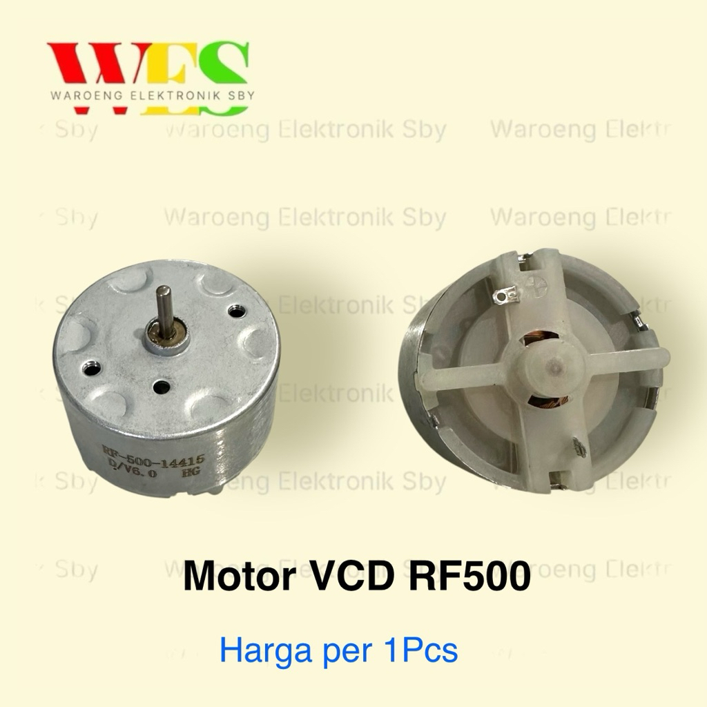 Jual MOTOR VCD RF-500 / MOTOR DINAMO 6VOLT | Shopee Indonesia