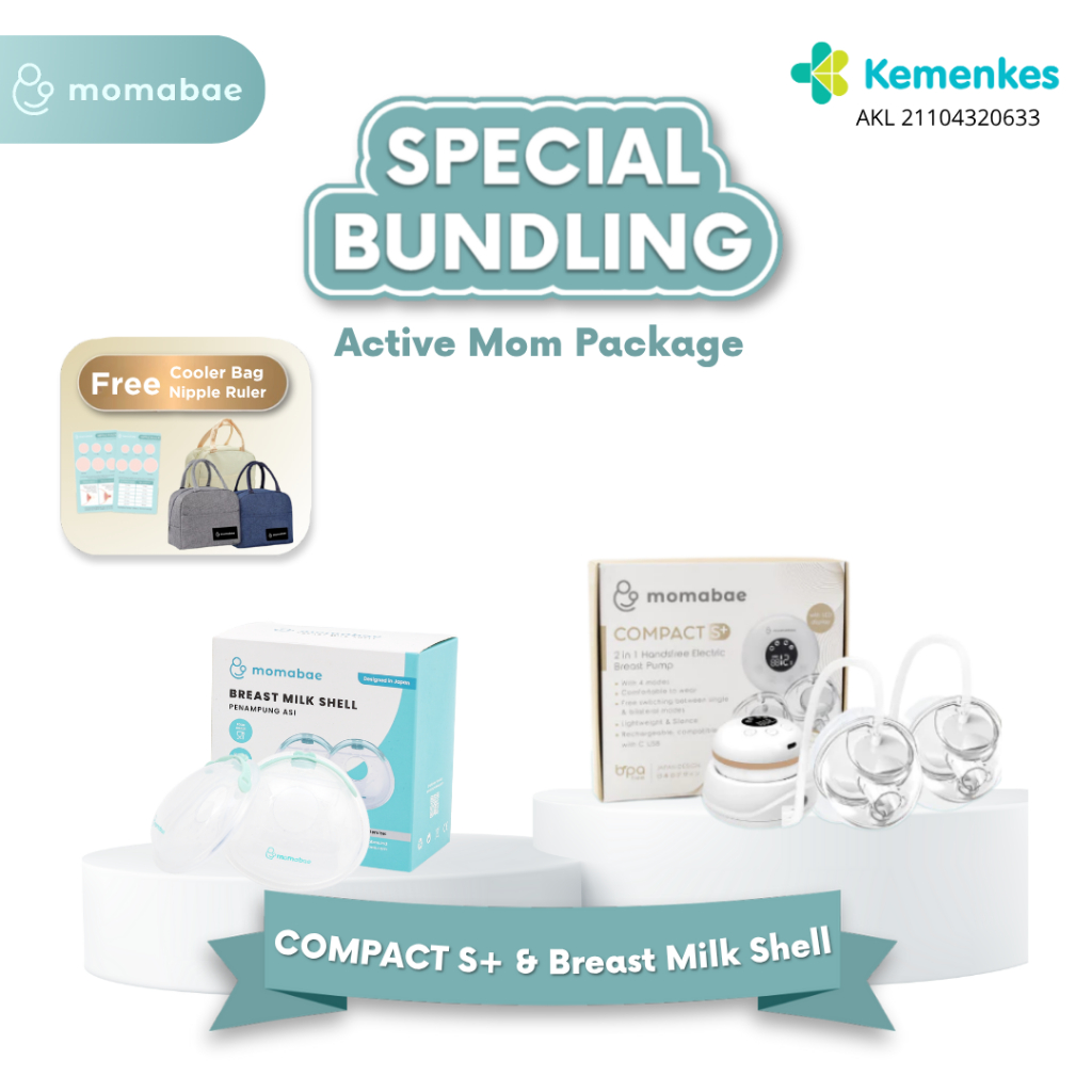 Jual MOMABAE – BUNDLING COMPACT S+ 2 ini 1 dengan PENAMPUNG ASI ...