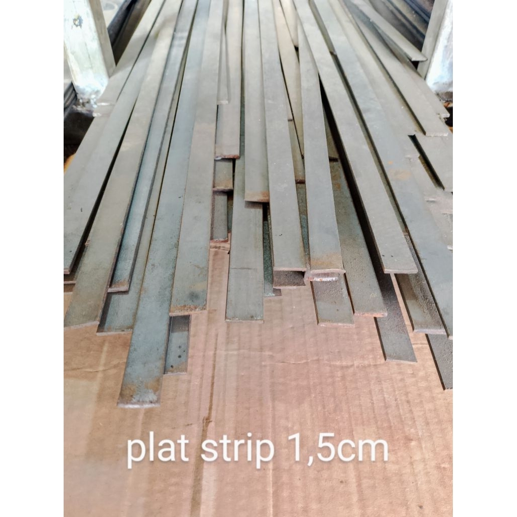Jual PLAT STRIP BESI 1,5 CM TEBAL 2MM | Shopee Indonesia