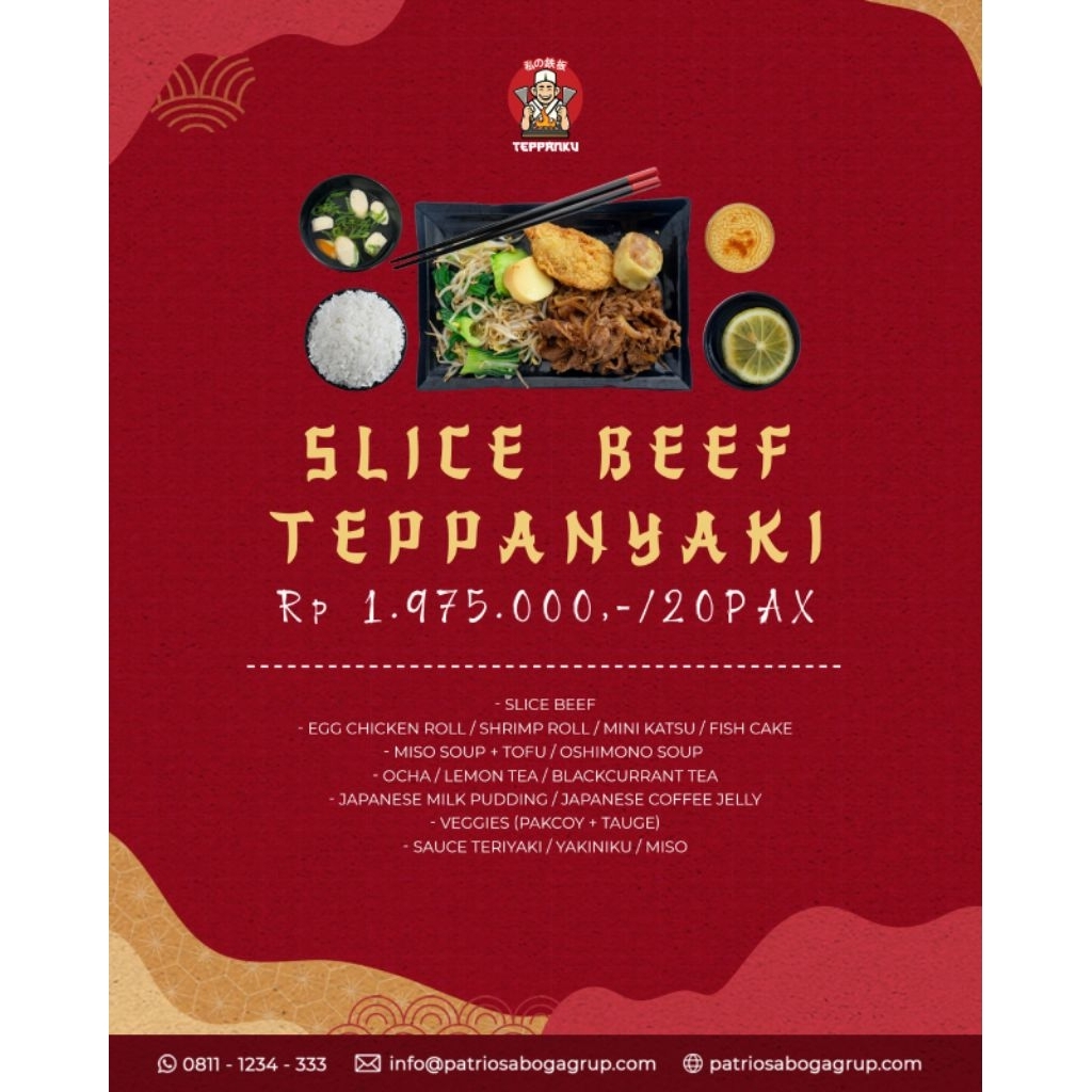 Jual Paket Slice Beef Teppanyaki 20 Pax by Teppanku | Shopee Indonesia