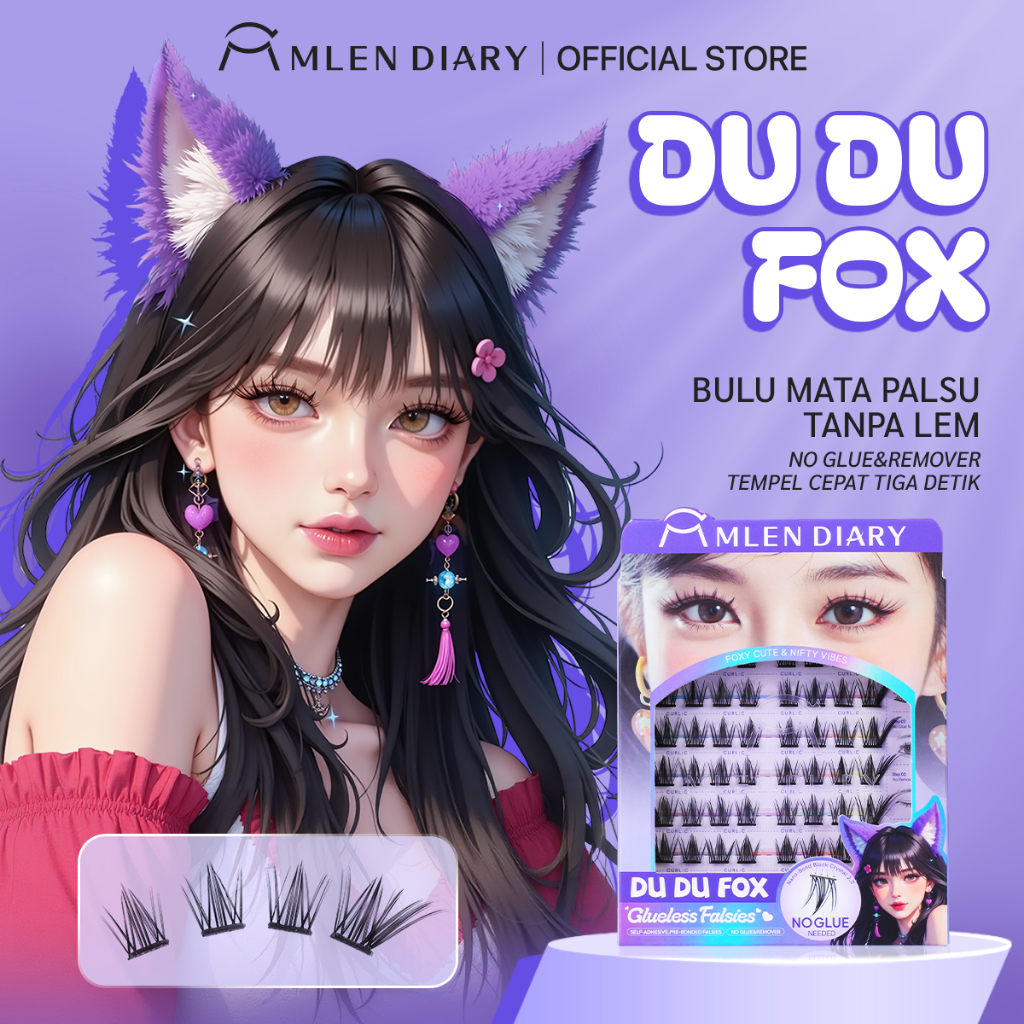 Jual MLEN DIARY Bulu Mata DuDu/BoBo/Meme/Baby Comic Bulu Mata Eyelash ...