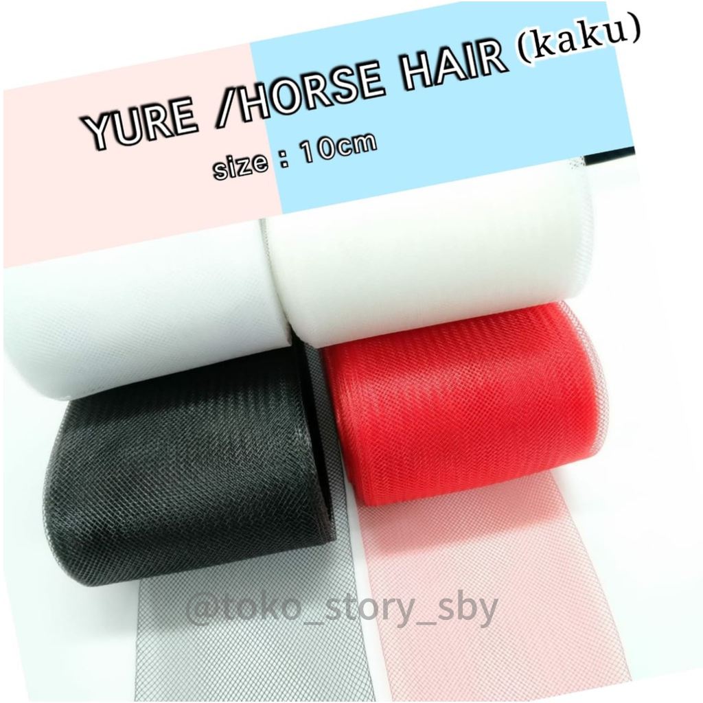 Jual 43METER - HARDNET 10 CM / YURE PITA JALA KAKU | HORSEHAIR KAKU ...