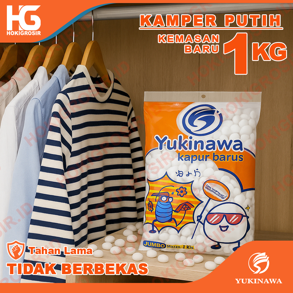 Jual Kapur Barus YUKINAWA KILOAN 1 KG - Kapur Barus Serbaguna Kemasan ...
