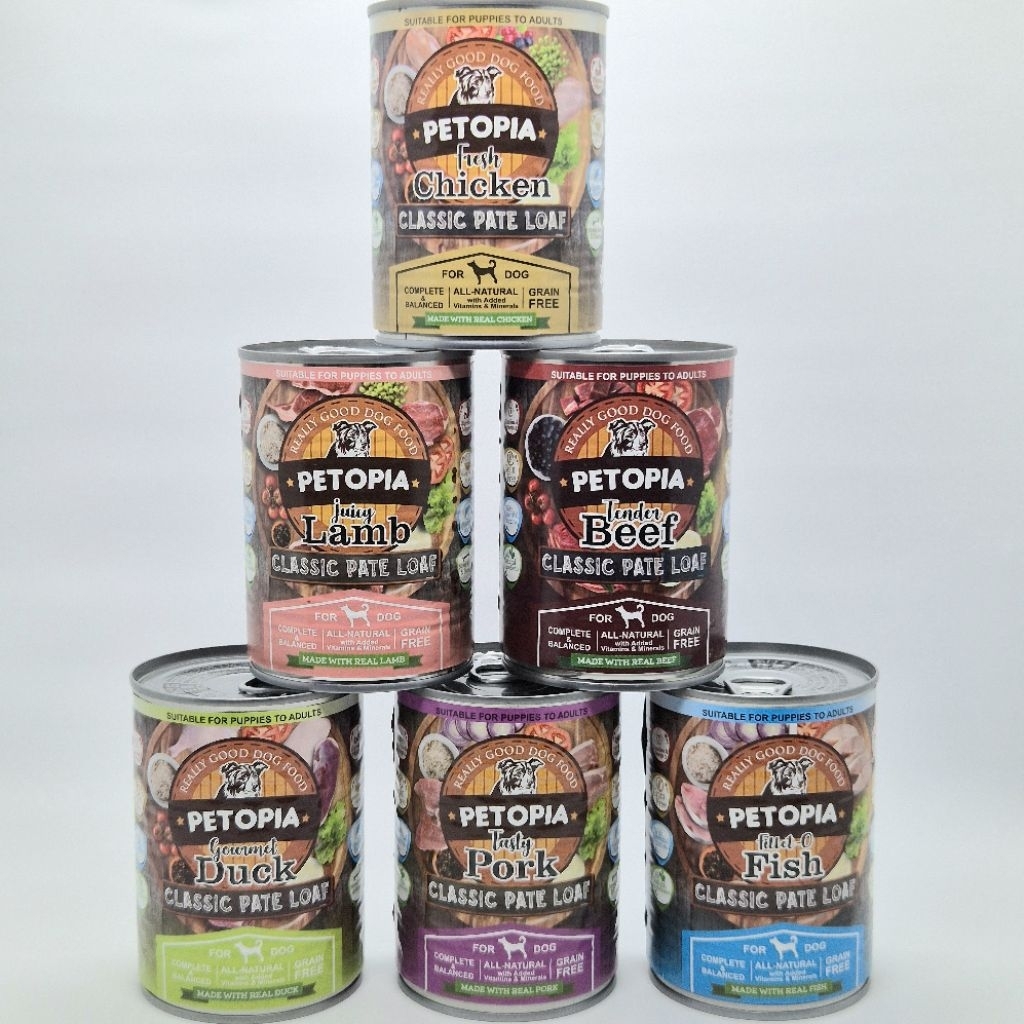 Jual PETOPIA dog food kaleng makanan anjing kaleng basah wet dog food ...