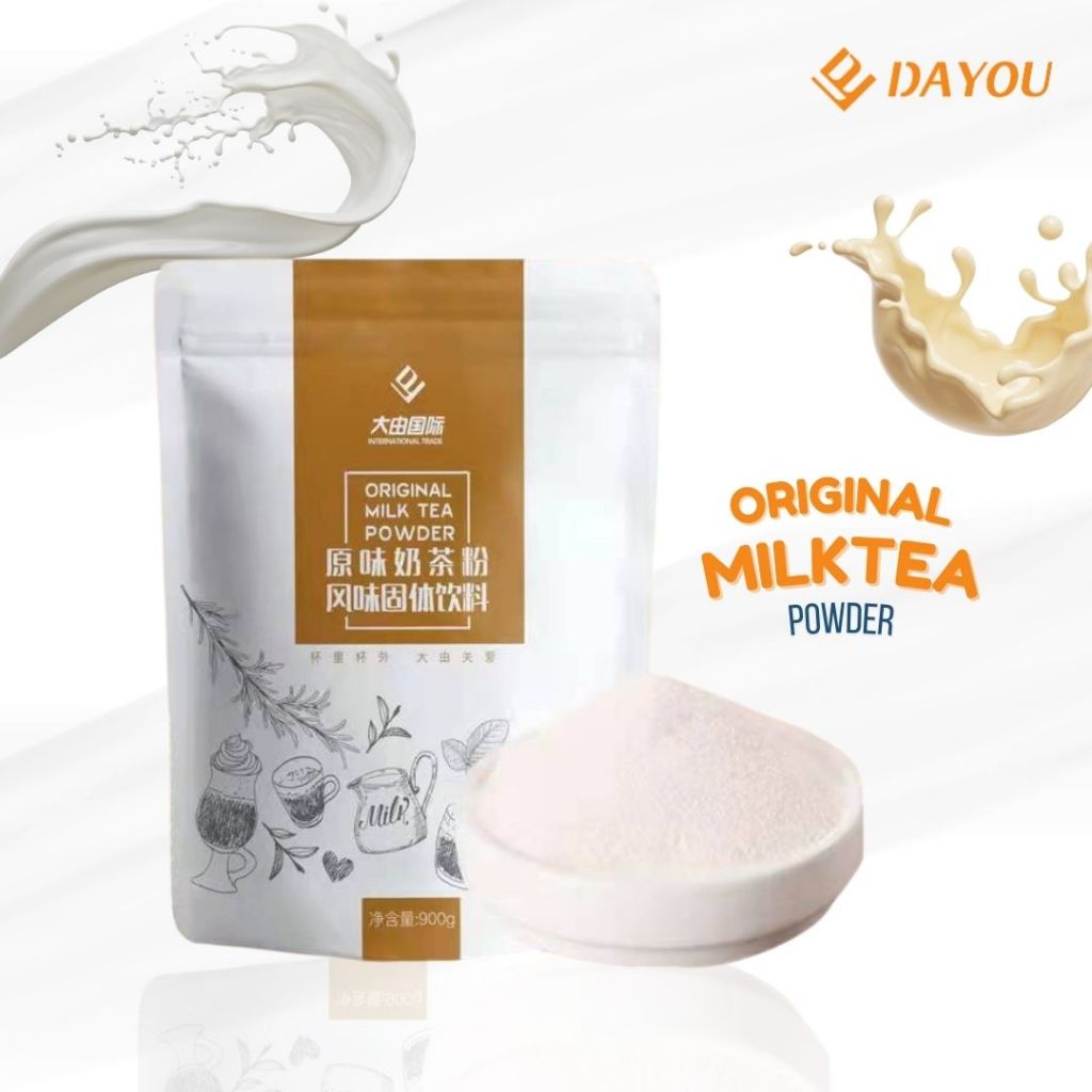Jual Original Milk Tea Powder Flavored Solid Beverage 900gr | Shopee ...