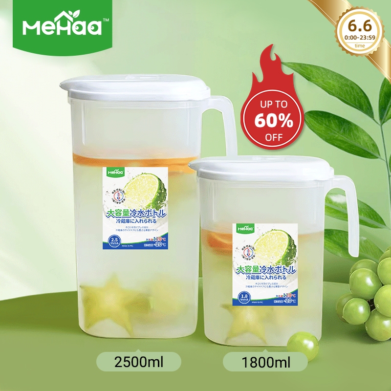 Jual 【COD】Water Jug Botol Set 2500ml+1800ml Teko Air Plastik BPA Free ...