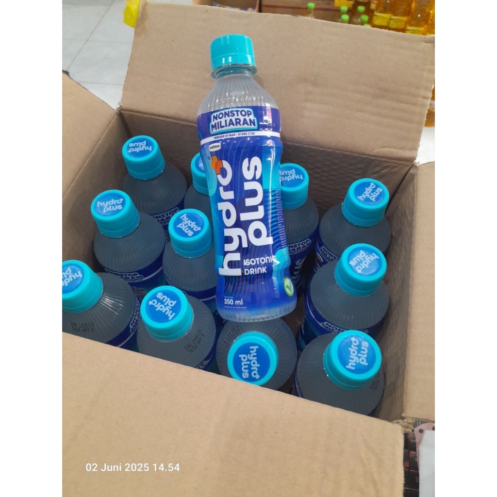 Jual Hydro Plus Isotonic Drink Nonstop Miliaran Tutup SEGEL 350ml x 12 ...
