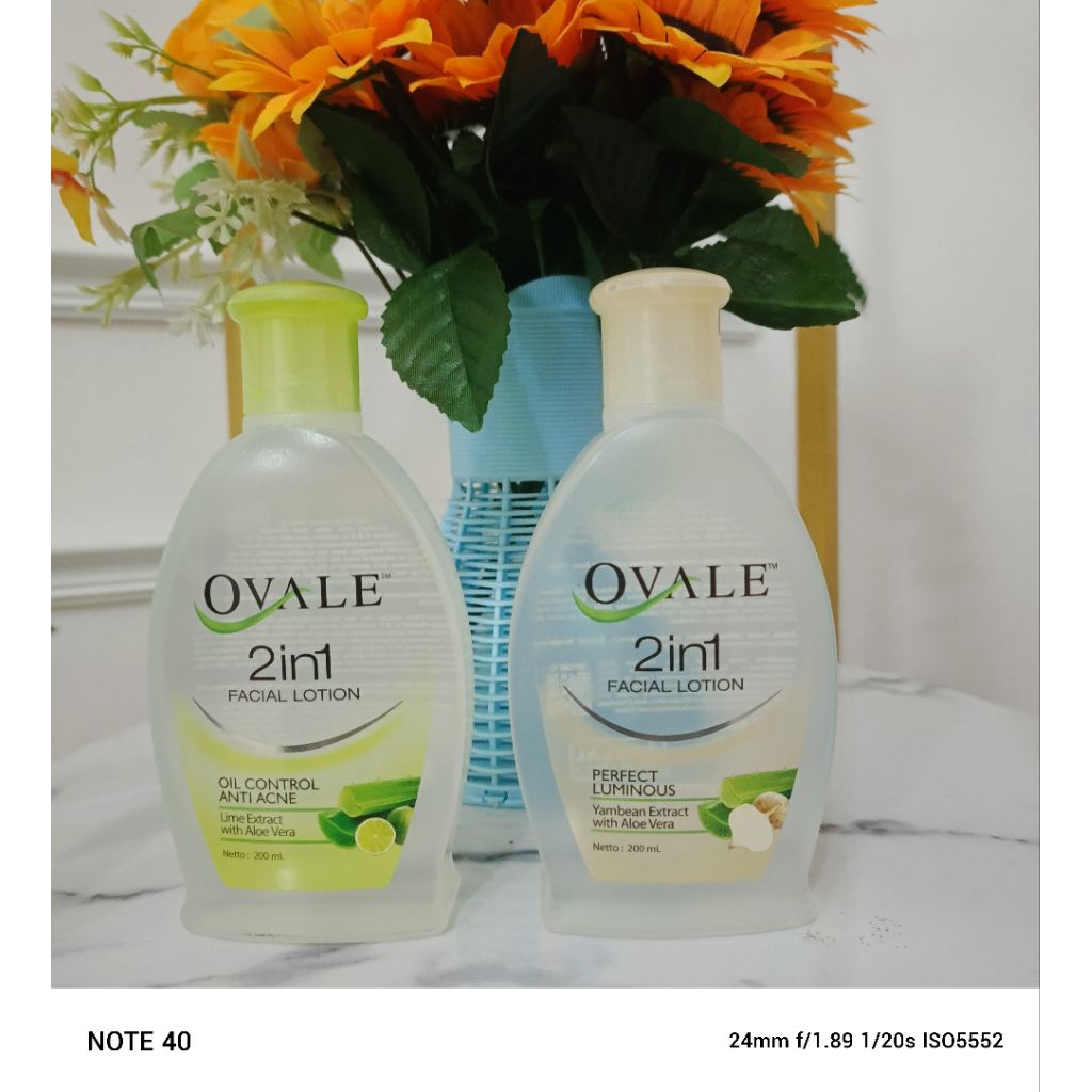 Jual Ovale Facial Lotion 2 in 1 - 200ml | Shopee Indonesia