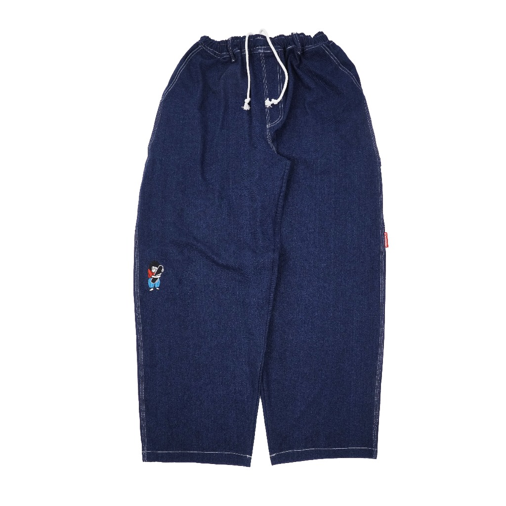 Jual Prince Pants - EW Navy Denim Wash - Principle | Shopee Indonesia