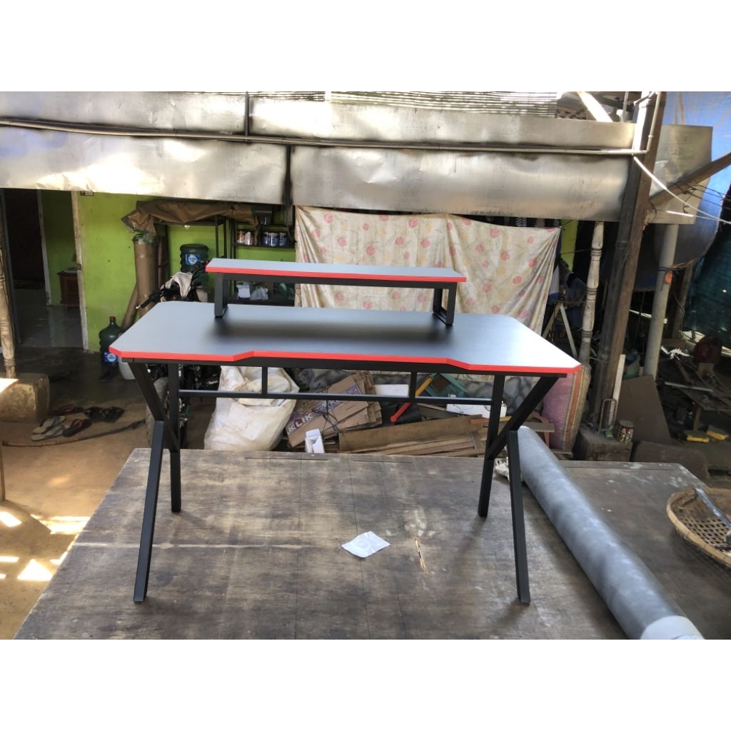 Jual Jeparaindo - R01AB Meja Gaming + Stand Monitor - Meja Komputer ...