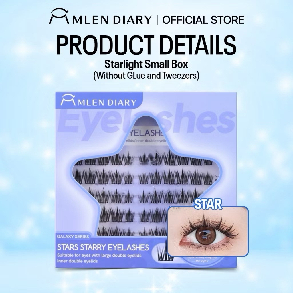 Jual Mlen Diary Star Starry Eyelash | Shopee Indonesia