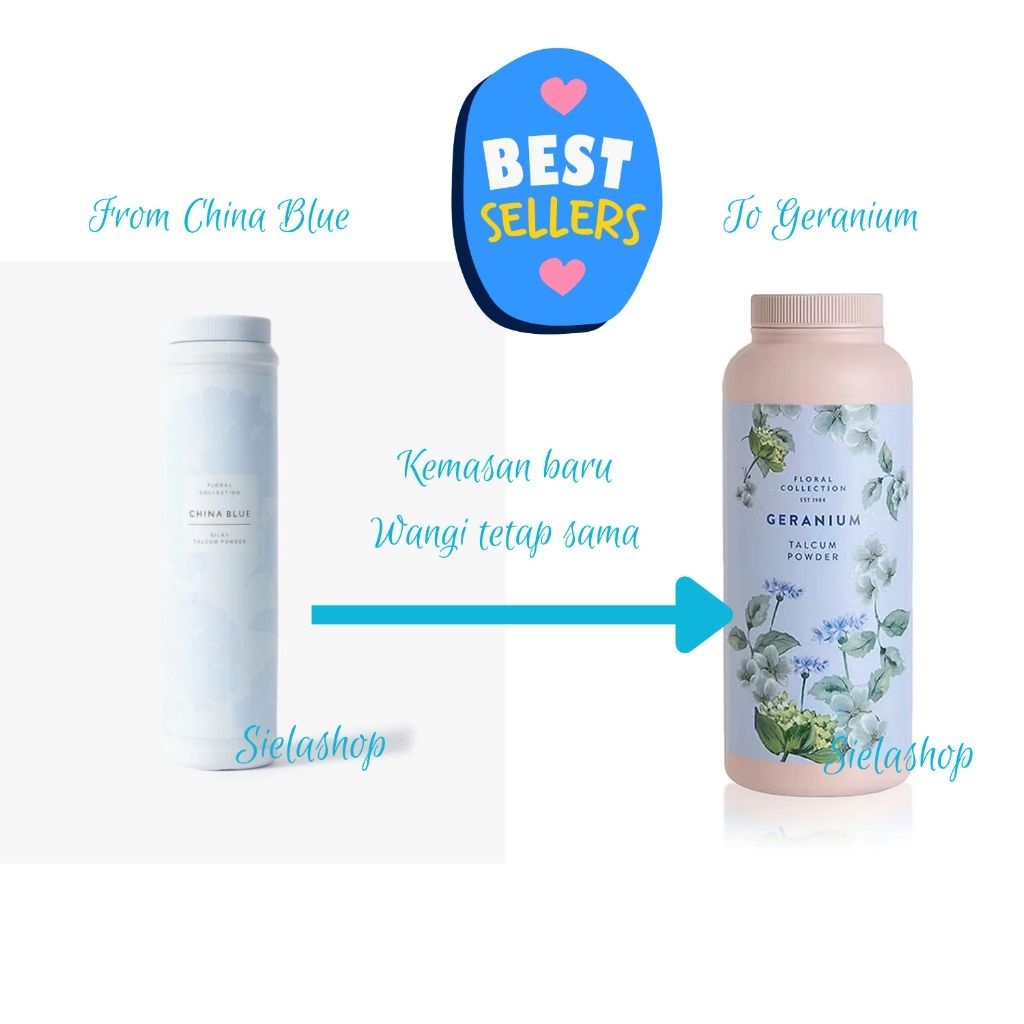 Jual Marks & Spencer Floral Collection Geranium Silky Talcum Powder ...