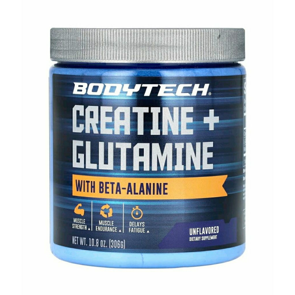 Jual BodyTech Creatine + Glutamine With Beta-Alanine, Unflavored, 10.8 ...