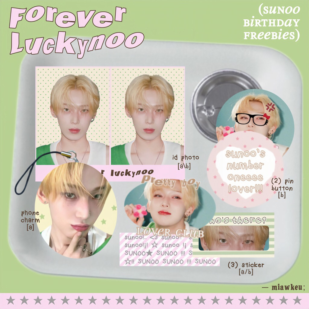 Jual Forever Luckynoo [sunoo birthday freebies] | Shopee Indonesia