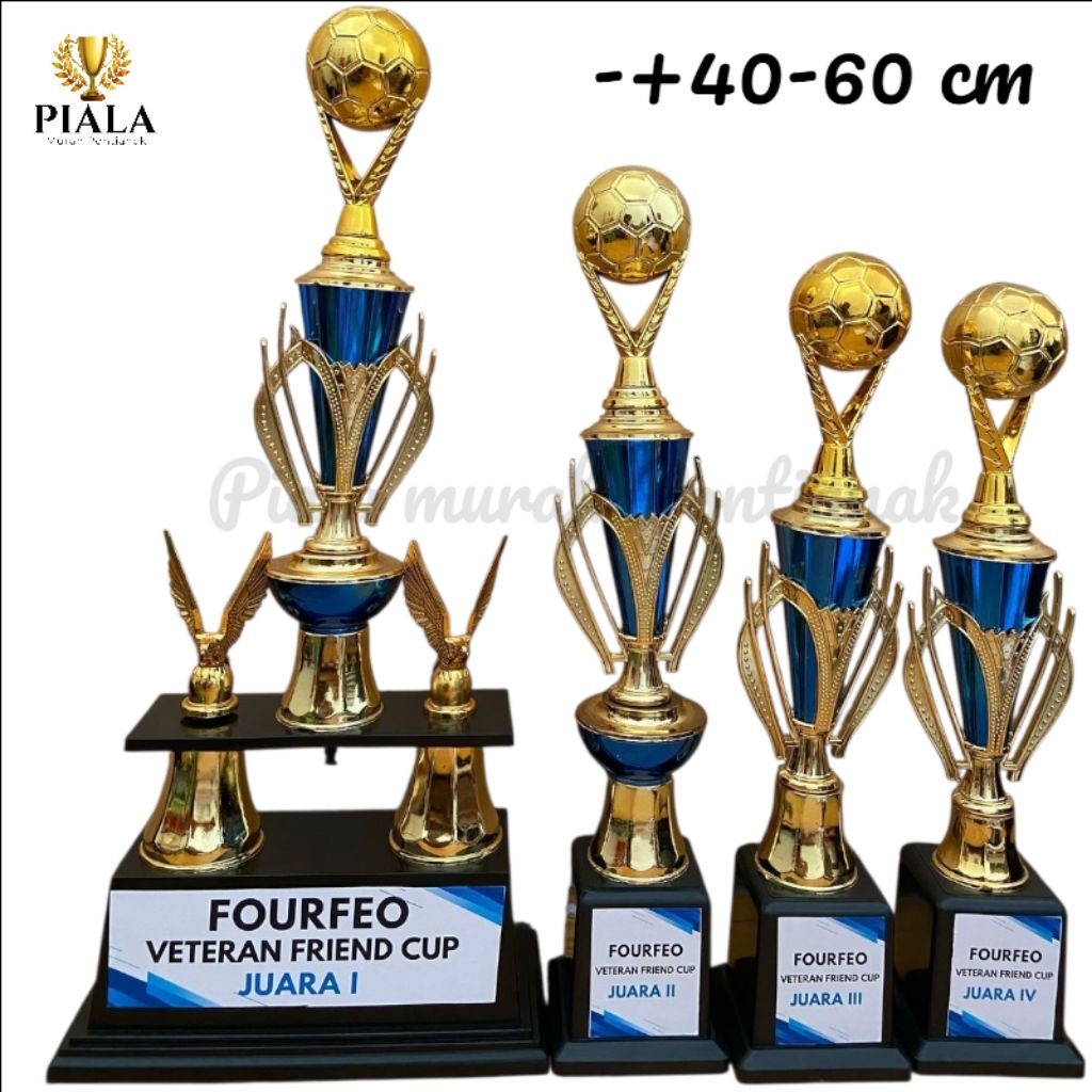 Jual Piala Fourfeo Minisoccer Set 1-4 Kepala Bola | Shopee Indonesia