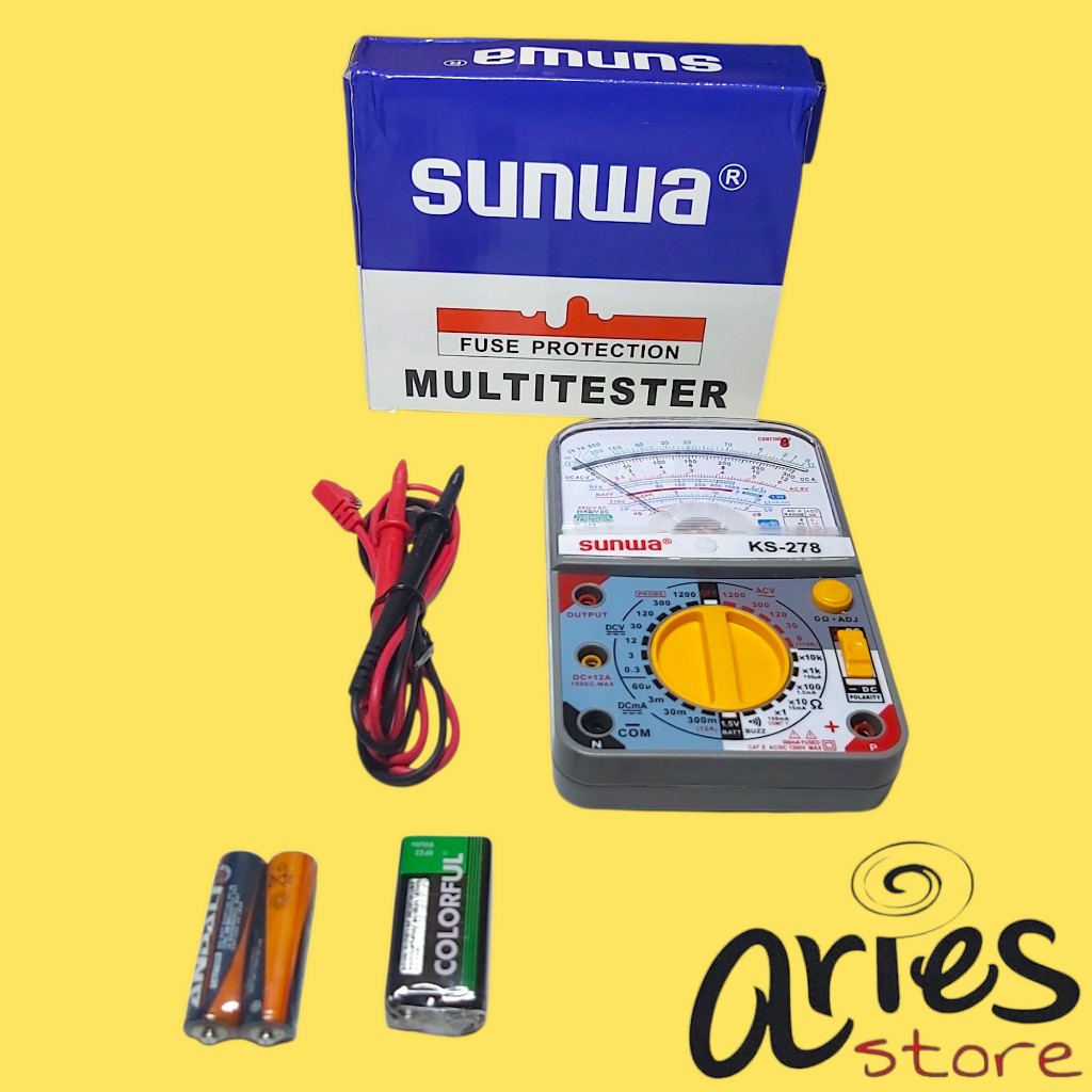 Jual MULTITESTER SUNWA KS 278 MULTI TESTER SUNWA | Shopee Indonesia