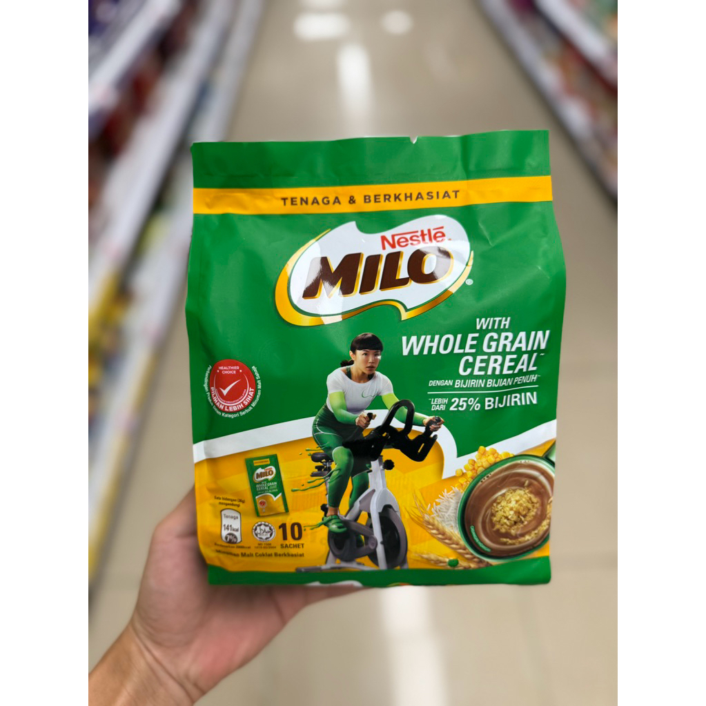 Jual milo whole grain cereal isi 10’s x 36g | Shopee Indonesia