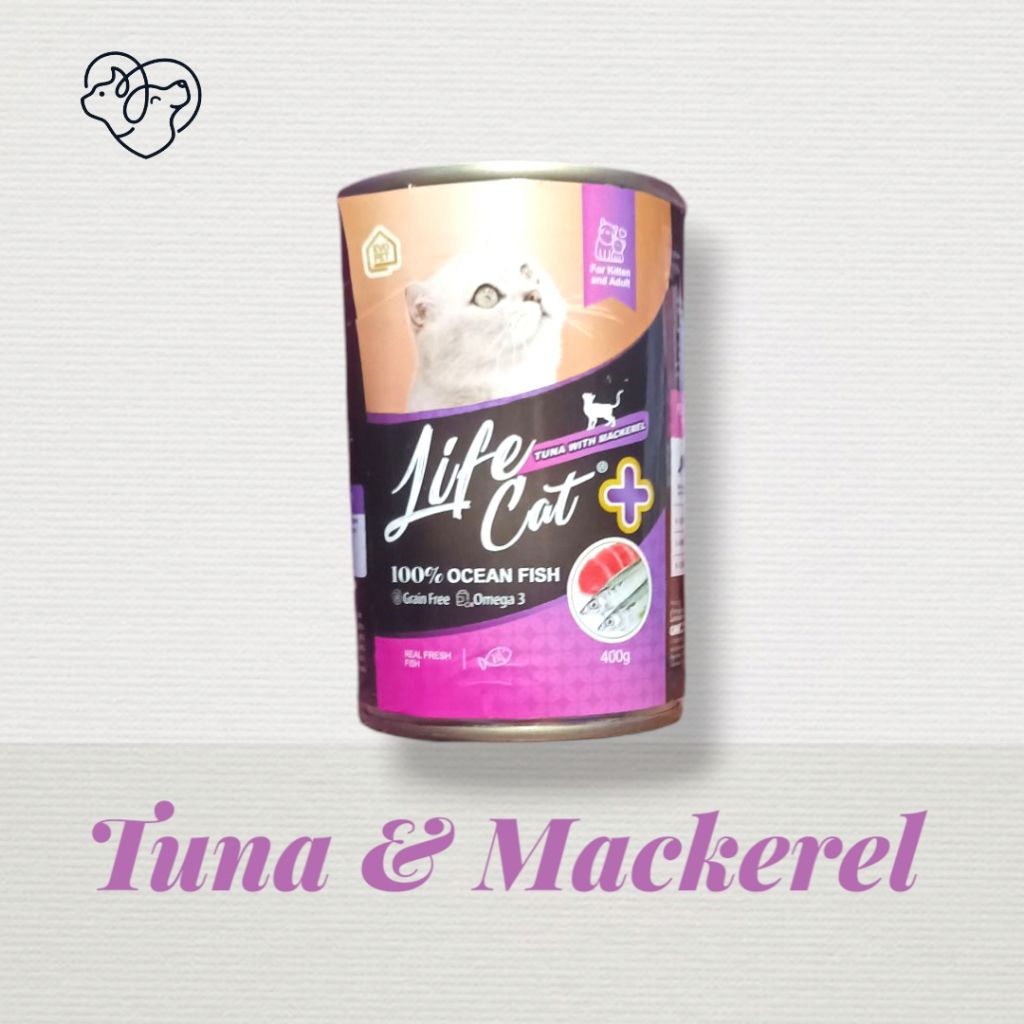 Jual Life Cat Plus Canned Wet Cat Food 400gr || Makanan Basah Kaleng ...