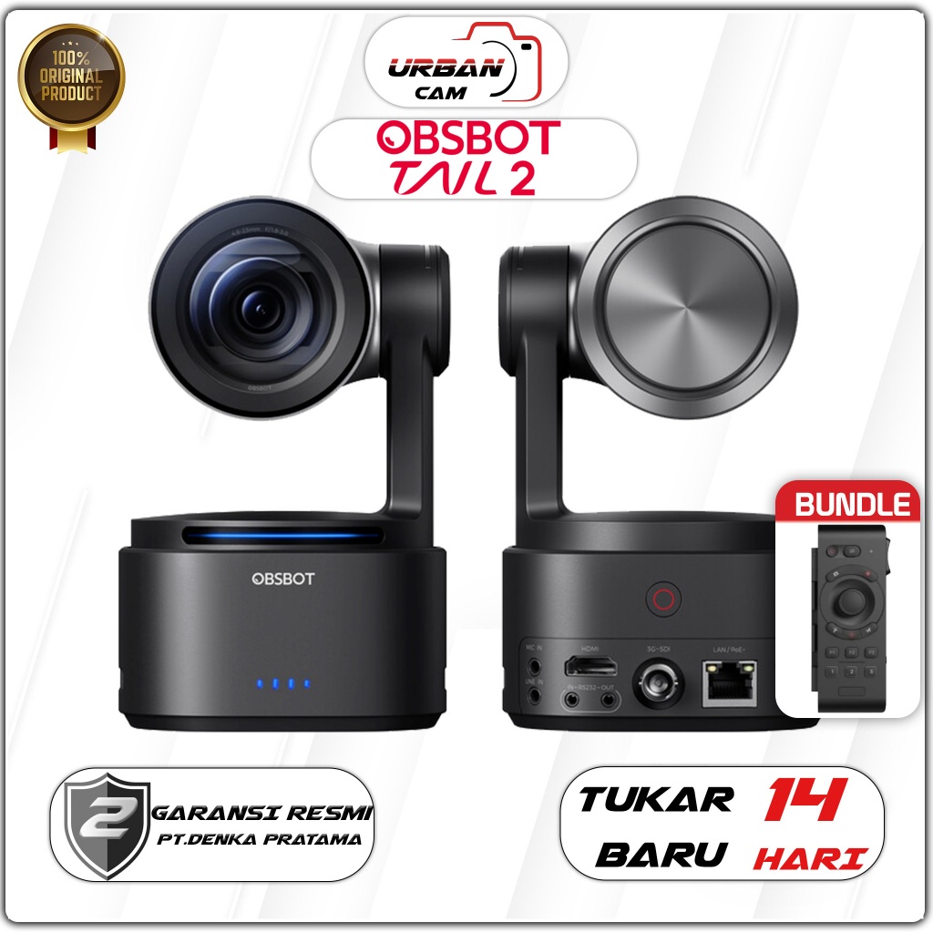 Jual OBSBOT Tail 2 AI-Powered PTZR 4K Live Production Camera | Shopee Indonesia