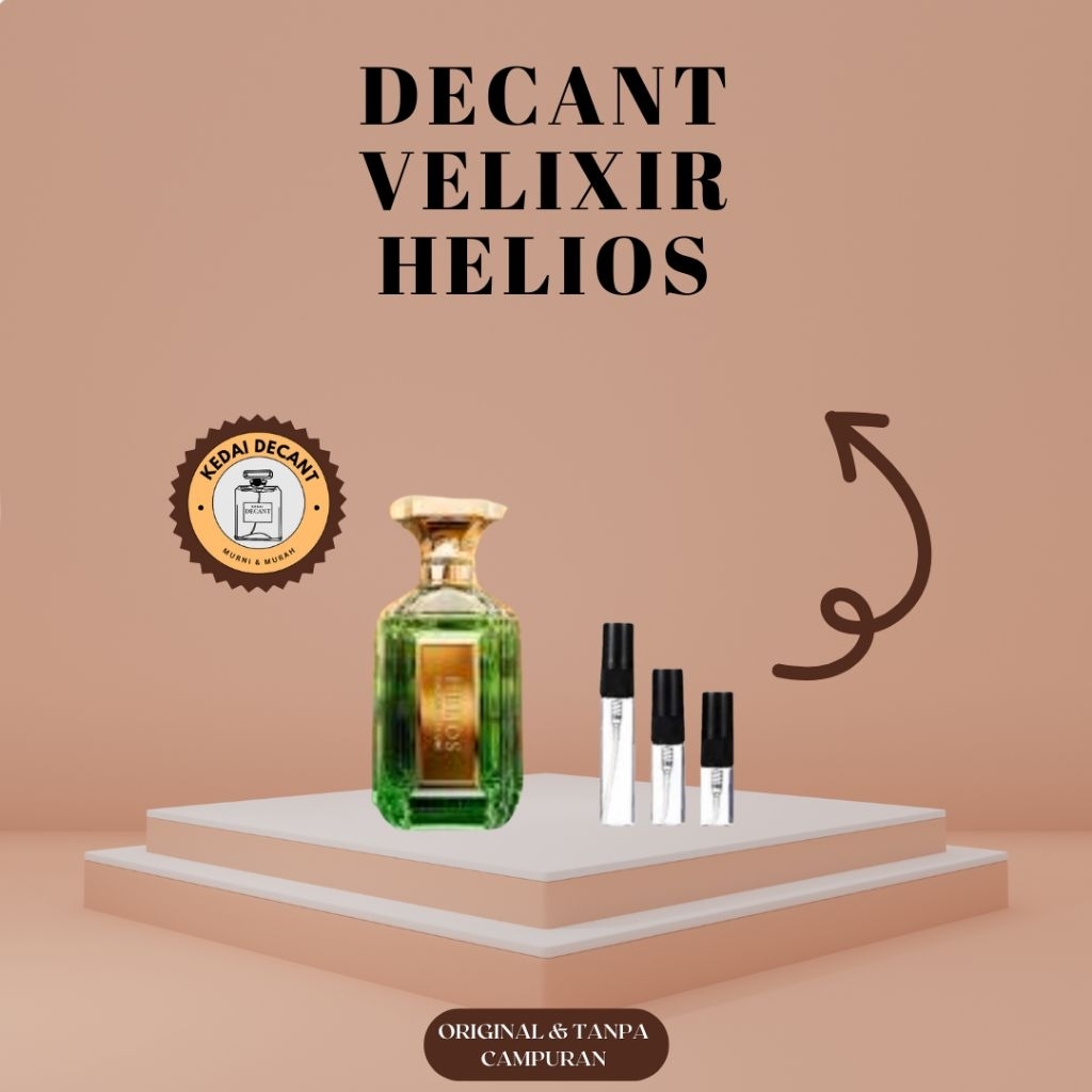 Jual Decant Parfum Velixir Helios EDP (5ML) | Shopee Indonesia