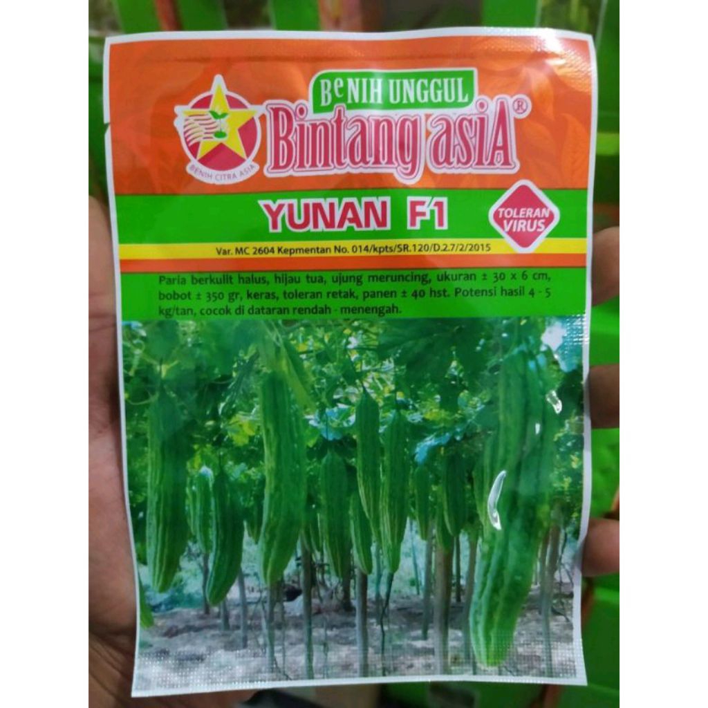 Jual Benih Bibit Paria Pare Yunan F1 Isi 10 Gram Kadaluarsa 2026 ...