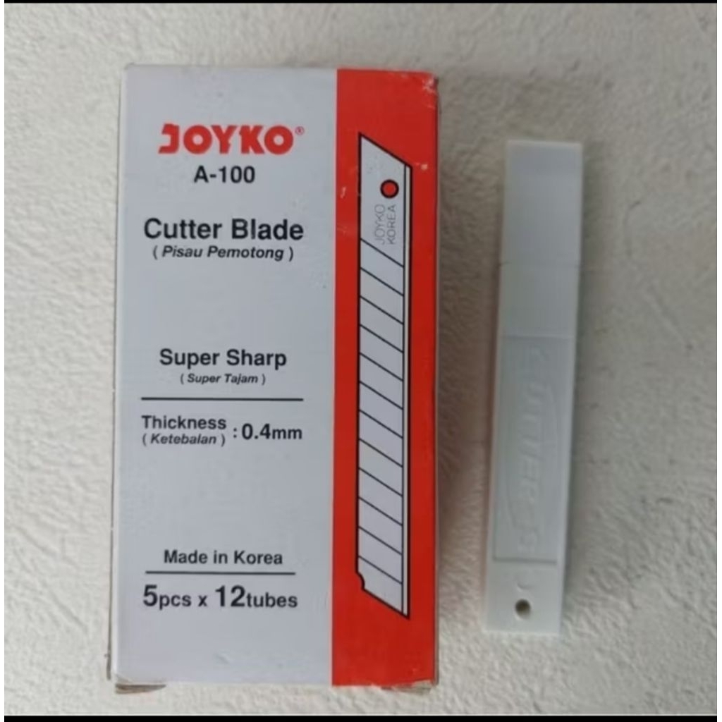 Jual ISI CUTTER A-100 JOYKO ( harga 12 tube ) | Shopee Indonesia