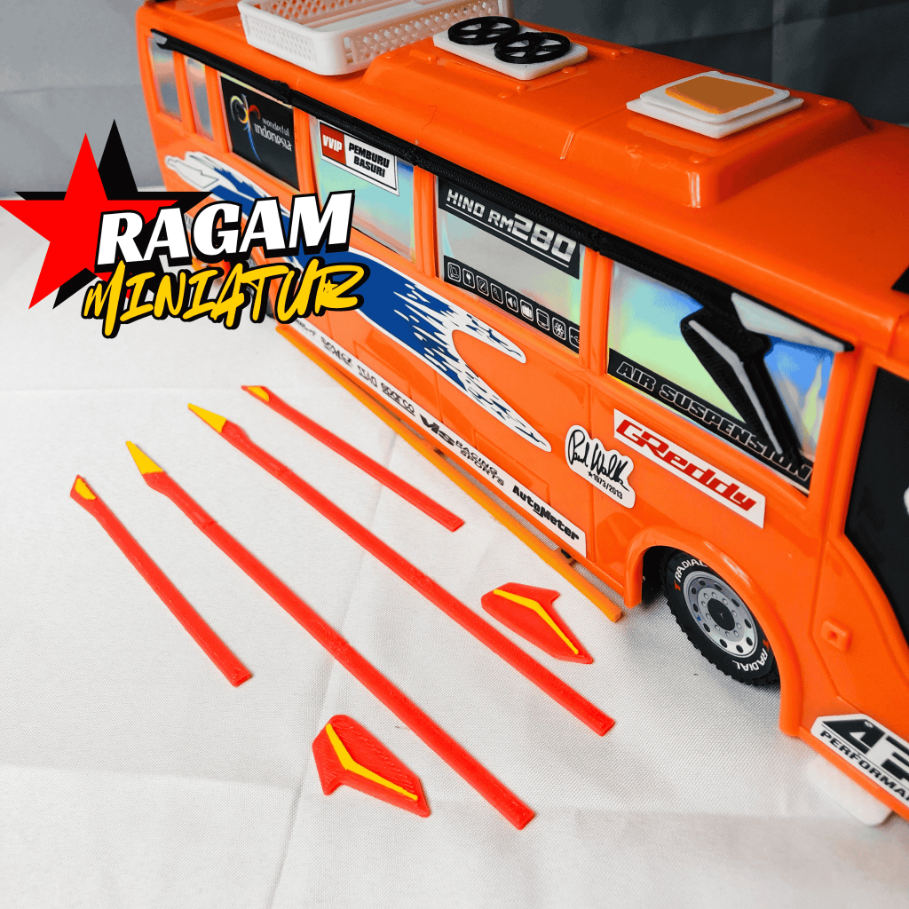 Jual Selendang Jetbus 3 Miniatur Bus Basuri RKC Putih | Selendang jb 5 ...