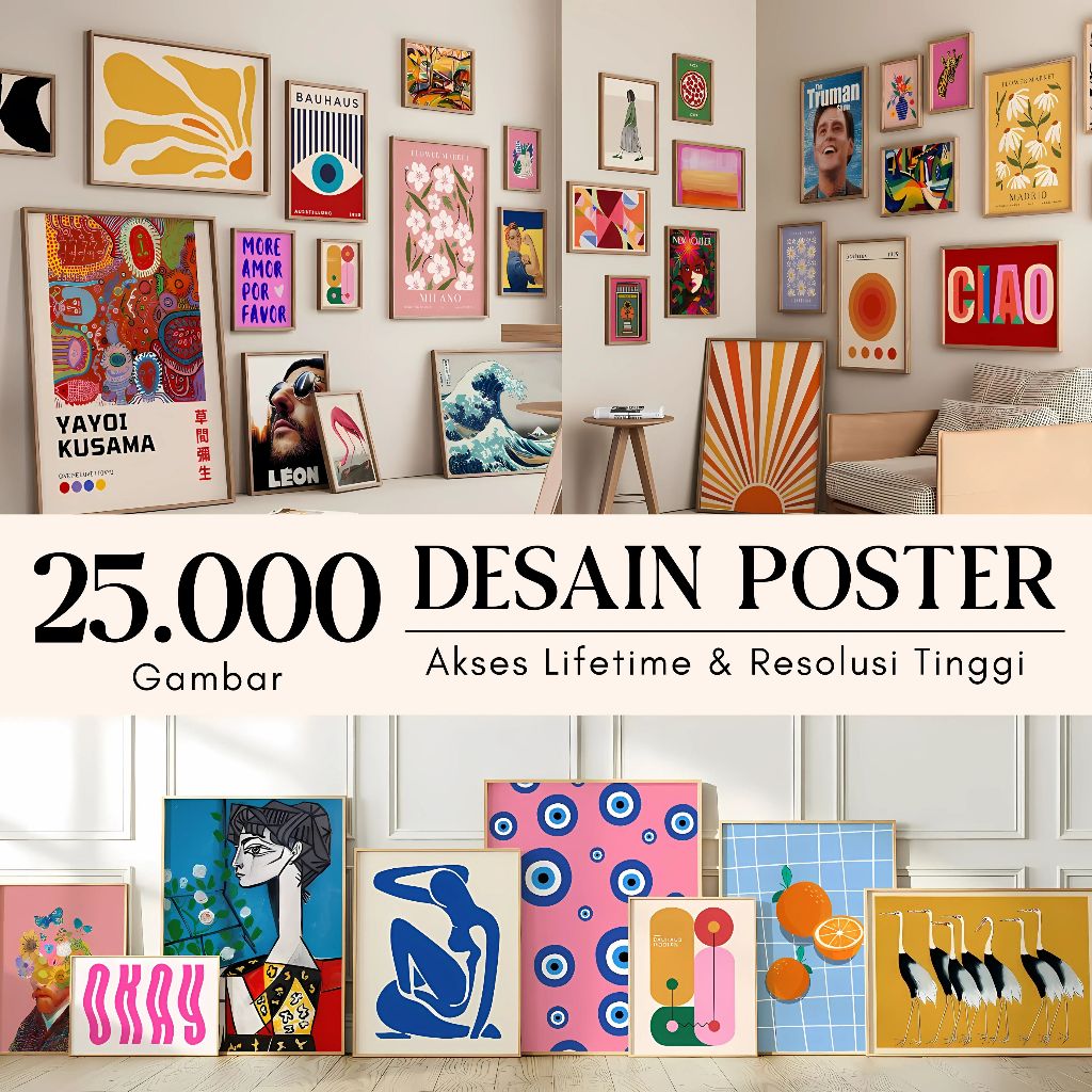 Jual 25.000+ Desain Poster Custom Digital Siap Cetak – Untuk Jualan ...