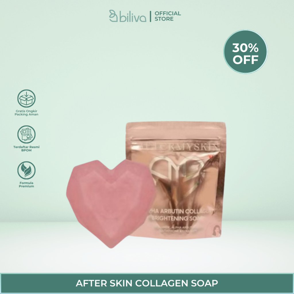Jual After My Skin Alpha Arbutin Brightening Soap Pencerah Badan ...